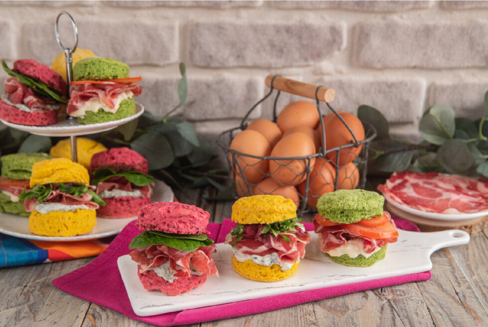 Vegetable scones with coppa - Veroni USA